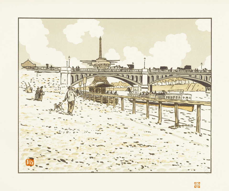 ‘From the Pont de Grenelle’ by Henri Rivière from Thirty-Six Views of ...