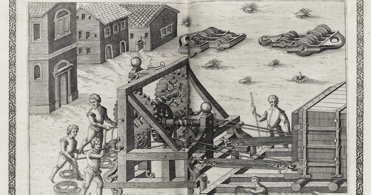 Untitled Image by Agostino Ramelli from Le diverse et artificiose ...