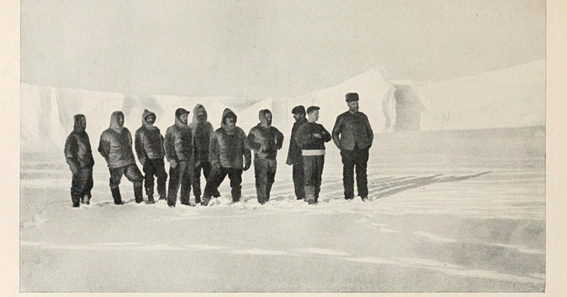 ‘The Crew of the "Fram" in the Bay of Whales’ by Hjalmar Johansen from ...