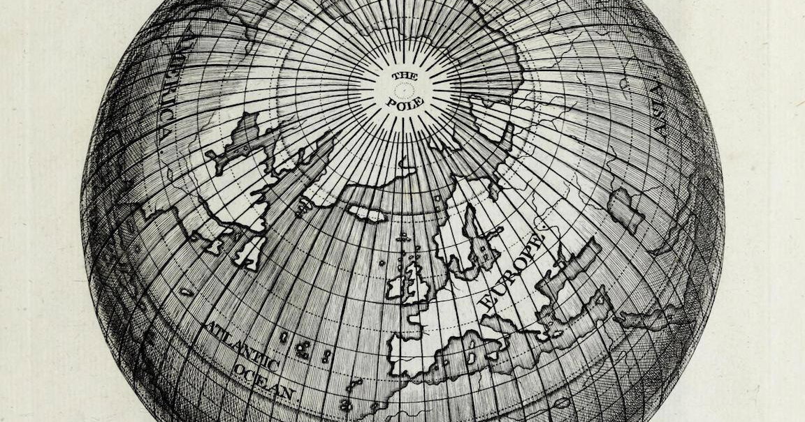 The real Magnitude of the Globe of the Earth.”’ by Thomas Wright from ...