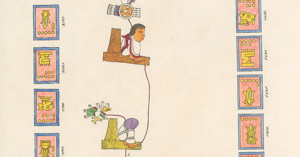 ‘Facsimile of the Codex Mendoza, ca. 1541–1650’ by Agostino Aglio from ...