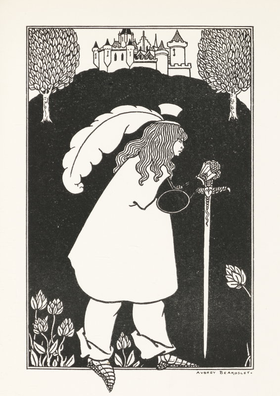 ‘Baron Verdigris’ by Aubrey Beardsley from Baron Verdigris: A Romance ...
