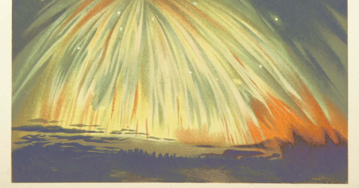 ‘The Aurora Borealis as Seen to the South-East of Edinburgh on October ...