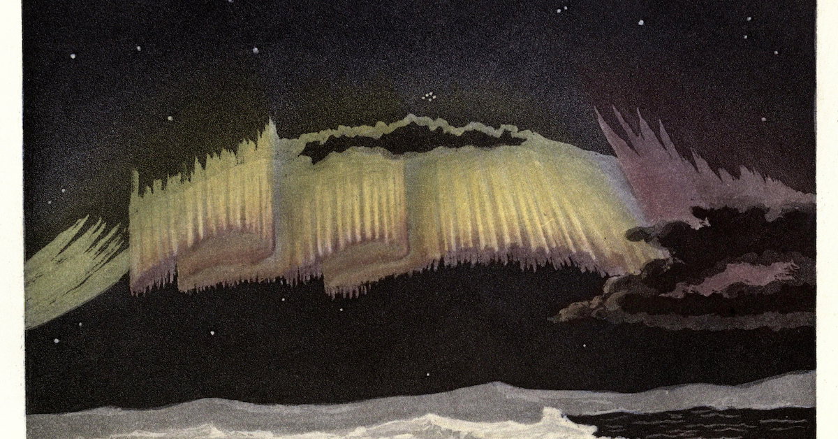 ‘Polar Aurora Borealis’ by Amédée Guillemin from The Forces of Nature ...