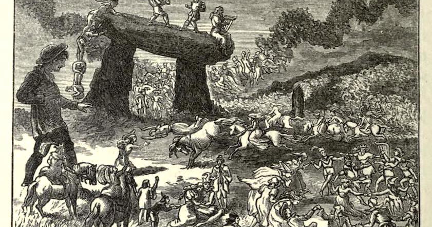 ‘The Fairy Frolic at the Cromlech’ by Wirt Sikes from British Goblins ...