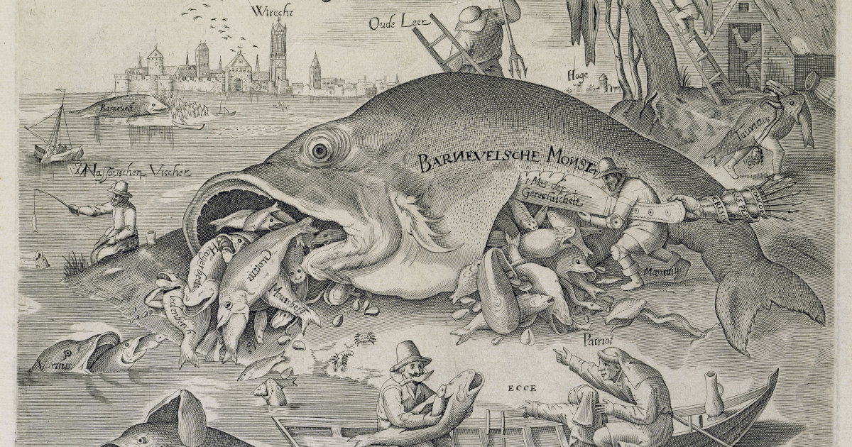‘Big Fish Eat Little Fish’ by Bruegel the Elder (1619) | Public Domain ...