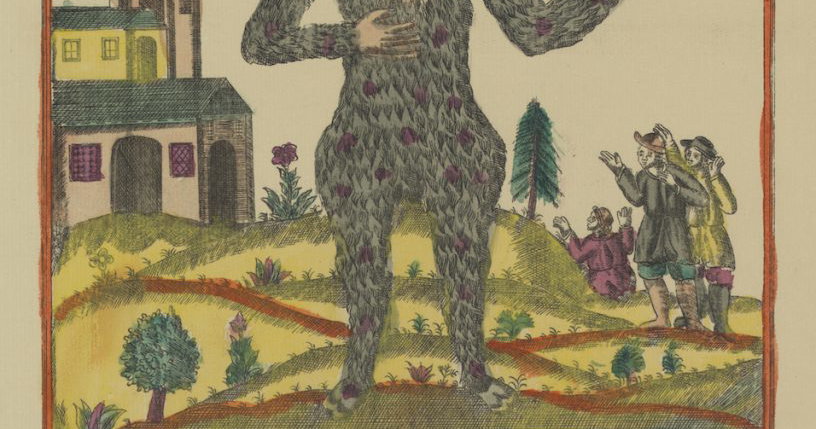 ‘Satyr Shown in Spain, 1760’ by D. A. Rovinskii from D. A. Rovinskii’s ...
