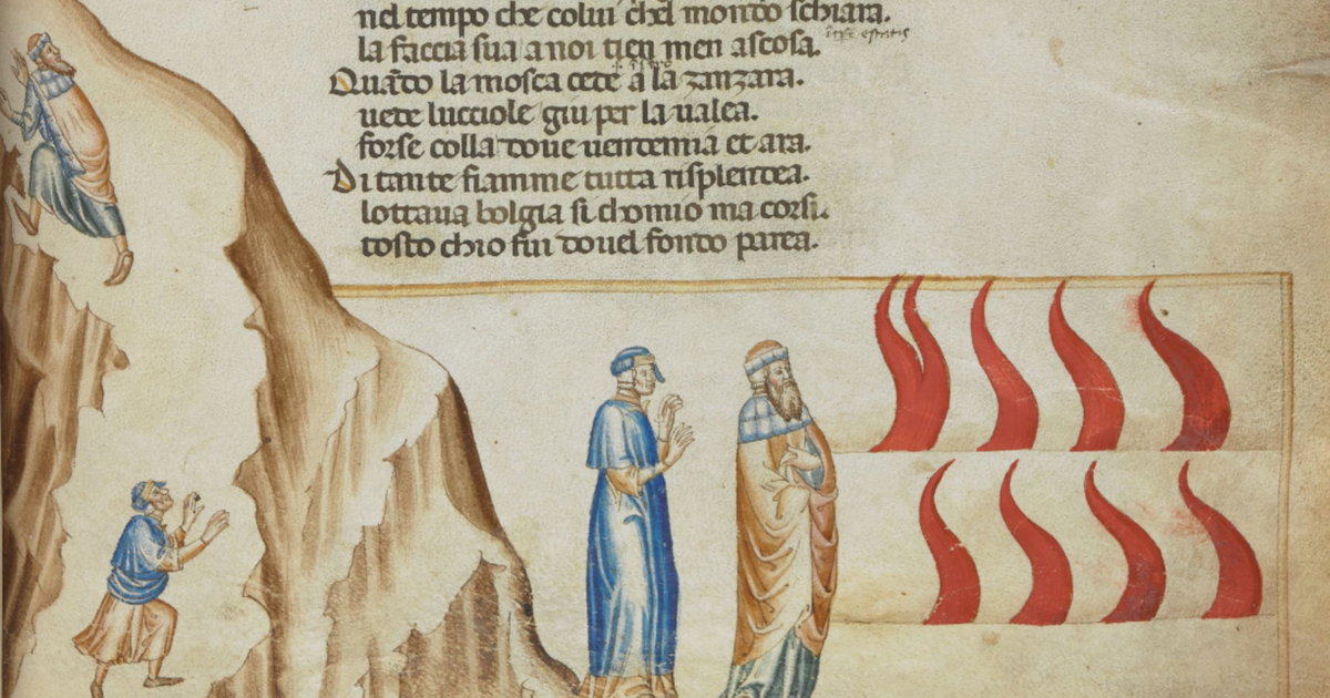 Inferno*, Canto XXV: The false counsellors; Dante and Virgil clamber ...