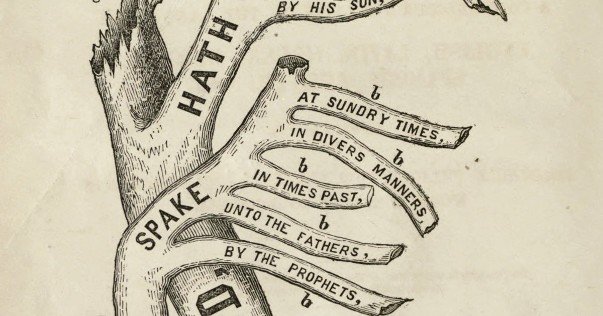 God hath spoken...”’ from The Principles of Grammar (1857) | Public ...