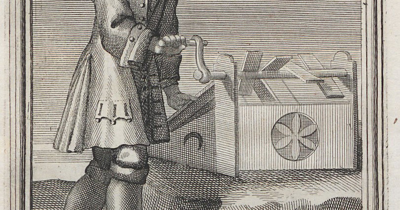 ‘Box rattle’ by Filippo Buonanni from Gabinetto Armonico pieno d ...