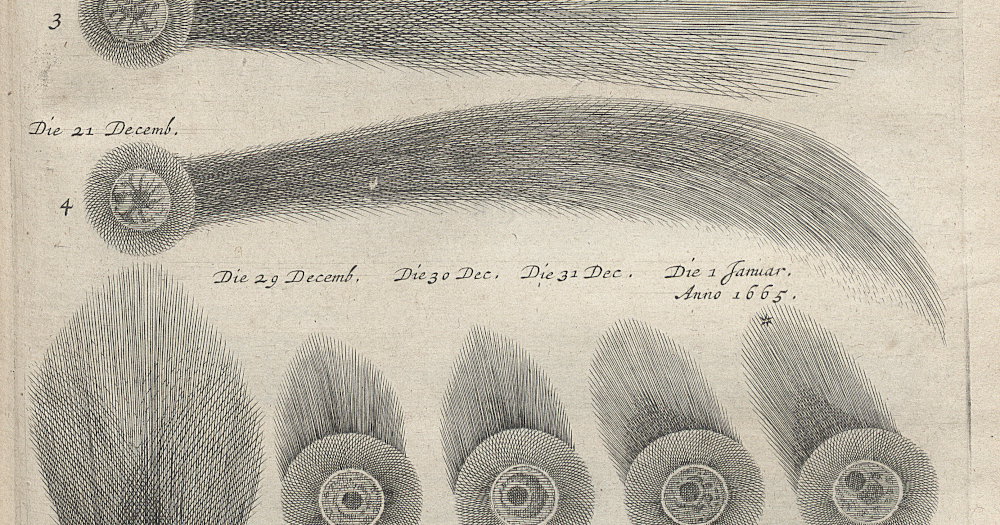 ‘Comets of the Year 1664 and 1665 Observed by John Hevelio’ from ...