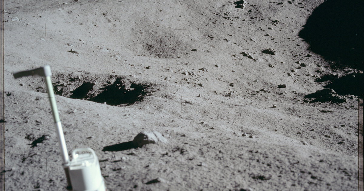 ‘Photo from Apollo 11 mission’ by NASA (1969) | Public Domain Image Archive
