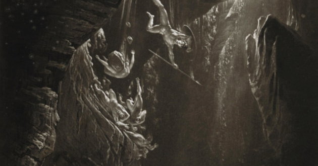 ‘Paradise Lost: Book 1, Line 44’ by John Martin from Paradise Lost ...