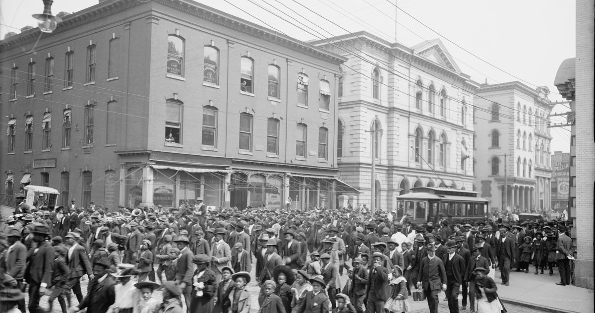 Photograph of Juneteenth celebrations in Richmond, Virginia (ca. 1905 ...