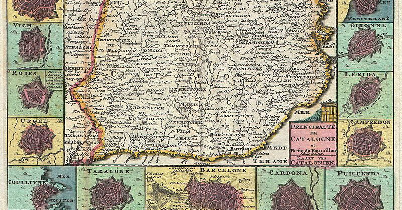Principality of Catalonia (1706) | Public Domain Image Archive