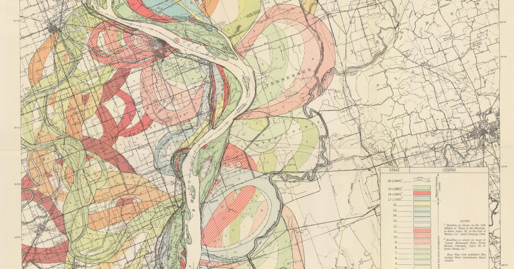 Untitled Image by Harold Fisk from Geological Investigation of the ...