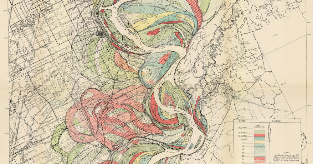 Untitled Image by Harold Fisk from Geological Investigation of the ...