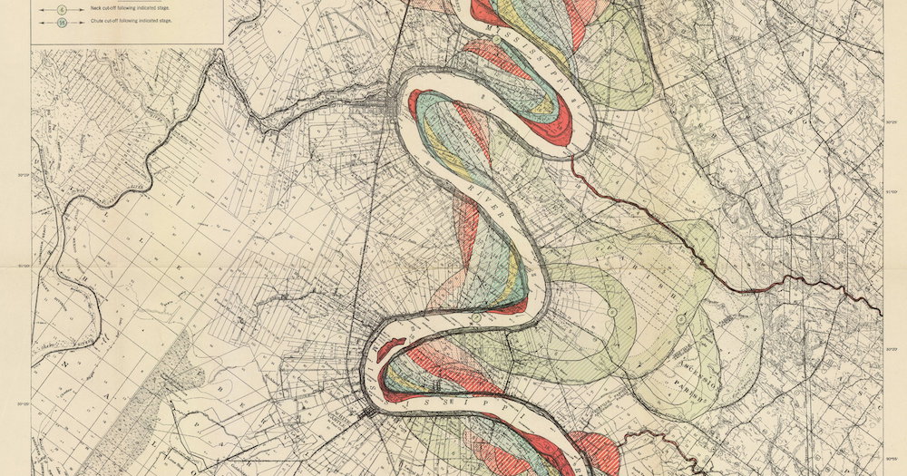 Untitled Image by Harold Fisk from Geological Investigation of the ...