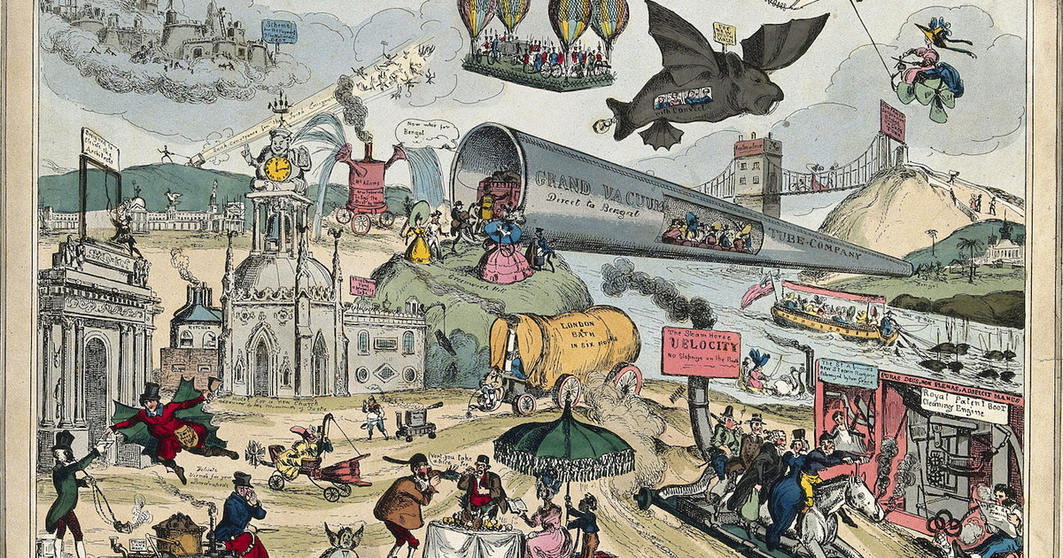 ‘March of Intellect’ by William Heath (1829) | Public Domain Image Archive