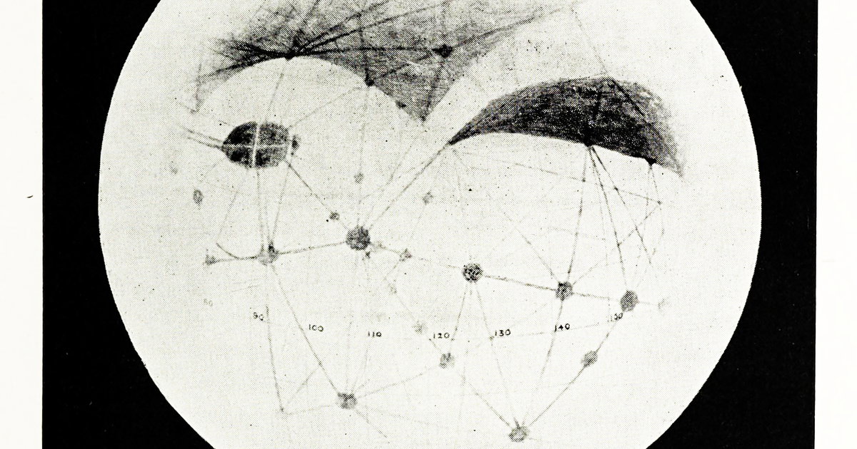 ‘Mars: Longitude 120° on the Meridian’ by Percival Lowell from Mars ...