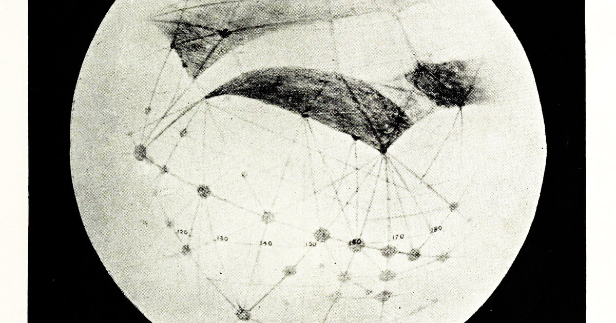 ‘Mars: Longitude 150° on the Meridian’ by Percival Lowell from Mars ...