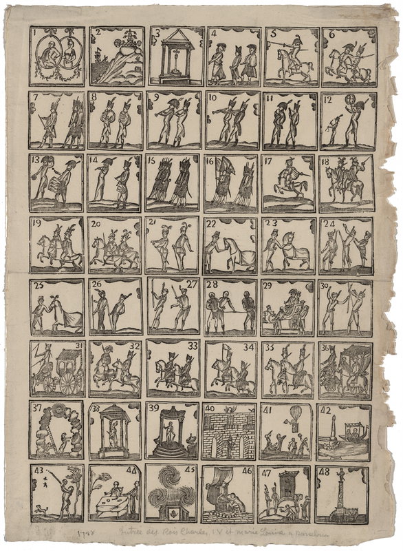Scenes relating to the life of Charles IV, King of Spain (1788 ...