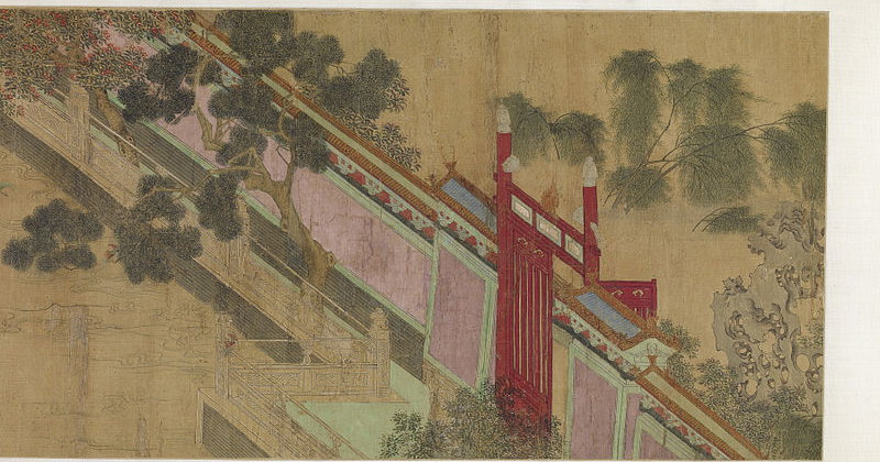 ‘Spring Morning in the Han Palace (detail)’ by Qiu Ying (17th century ...