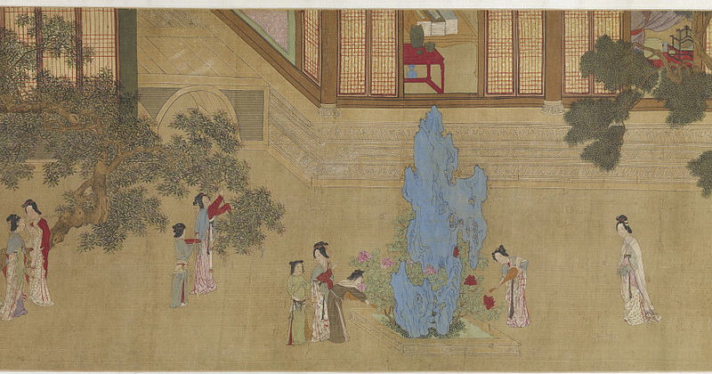 ‘Spring Morning in the Han Palace (detail)’ by Qiu Ying (17th century ...
