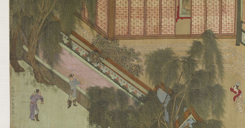 ‘Spring Morning in the Han Palace (detail)’ by Qiu Ying (17th century ...