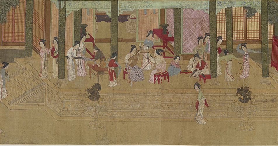 ‘Spring Morning in the Han Palace (detail)’ by Qiu Ying (17th century ...