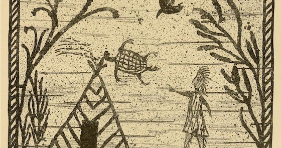 ‘The Mud-Turtle Jumping Over the Wigwam of His Father-in-Law’ by ...