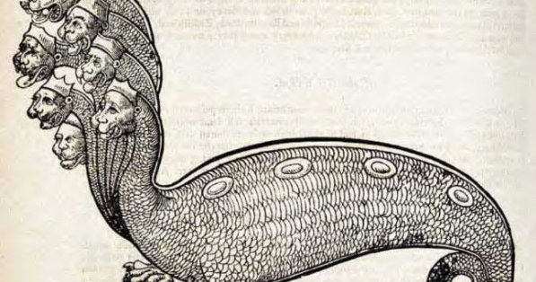 ‘Hydra’ by Edward Topsell from The History of Four-Footed Beasts and ...