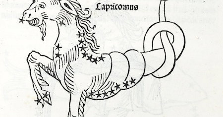 ‘Capricorn’ from Clarissimi uiri Hyginii Poeticon astronomicon opus ...