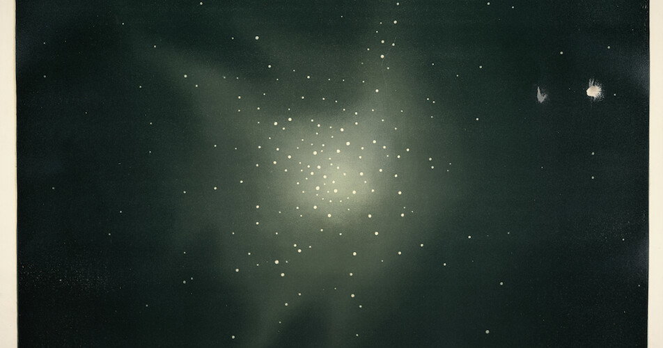 ‘Star Cluster in Hercules ’ by Étienne Léopold Trouvelot from The ...