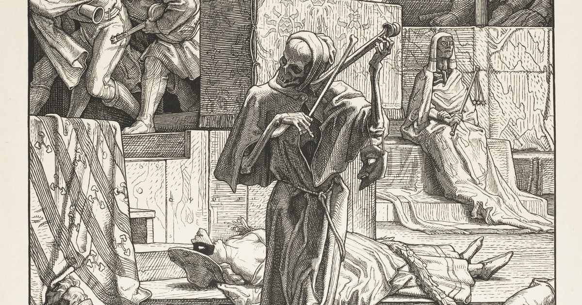 ‘Death the Strangler, The First Outbreak of Cholera at a Masked Ball in ...