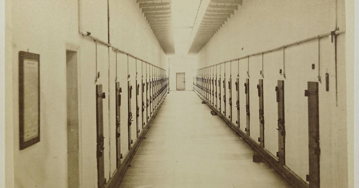 ‘View of Fifth Block Corridor, with Gallery, Two Stories High’ from ...