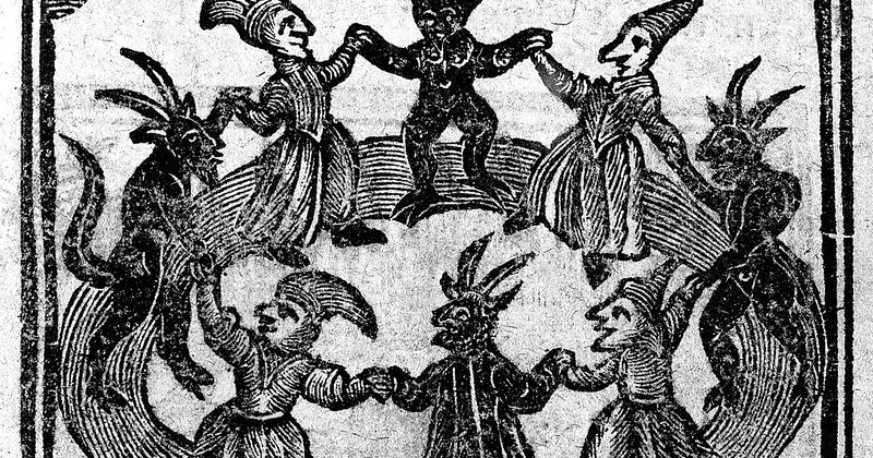 ‘Witches Dancing with Devils’ from The History of Witches and Wizards ...