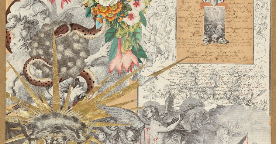‘Blood Collage’ by John Bingley Garland (ca. 1850) | Public Domain ...