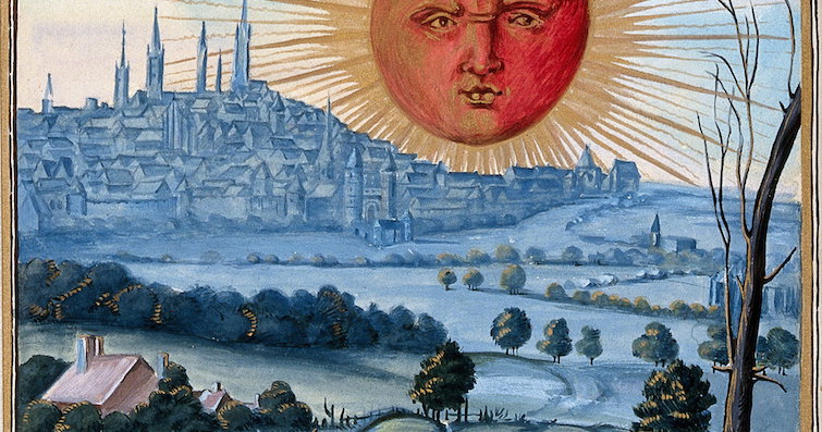 ‘Sun Rising over the City’ by Anonymous from Splendor Solis (ca. 16th ...
