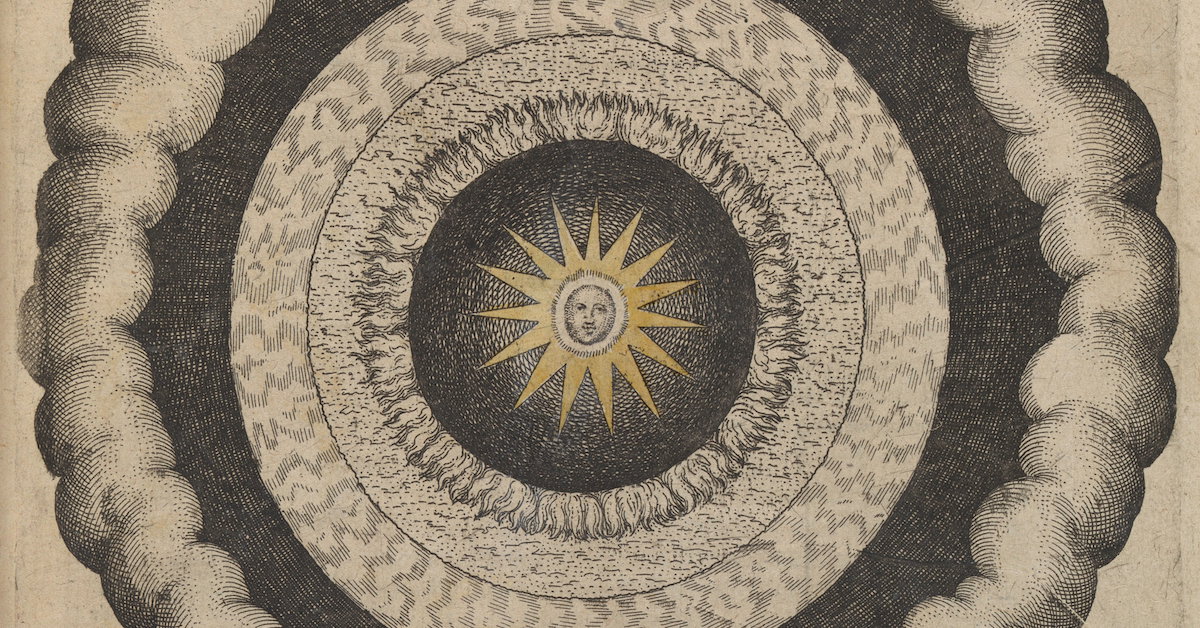 ‘Diagram of the Macrocosm’ by Robert Fludd from Utriusque Cosmi ...